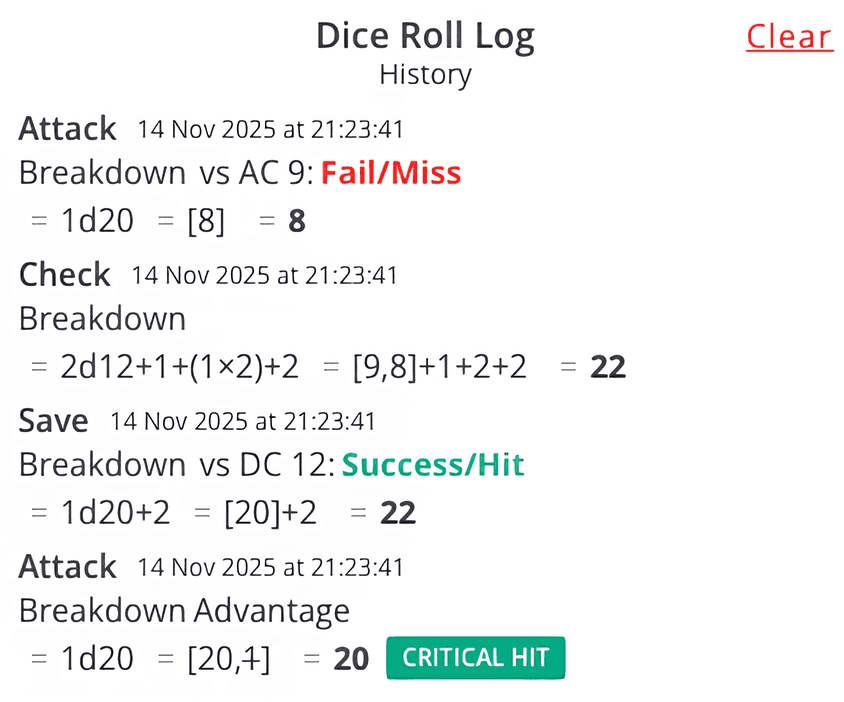 DnD Dice Roller – Fast, Fair DnD Dice Online