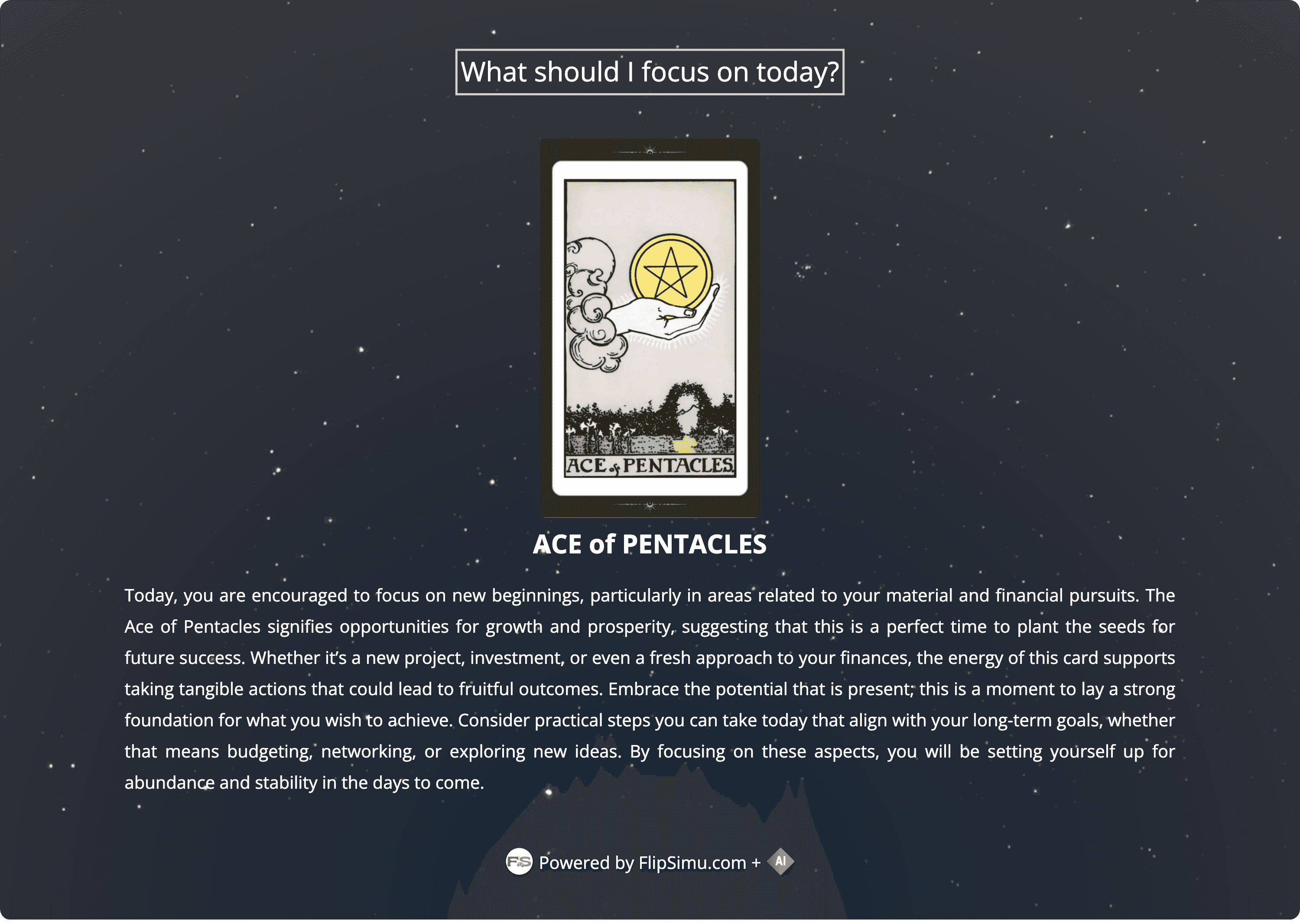 One Card Tarot – Free One-Card Reading Online