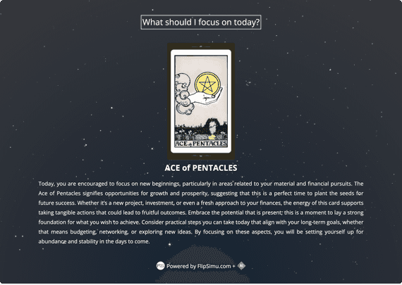 One Card Tarot – Free One-Card Reading Online